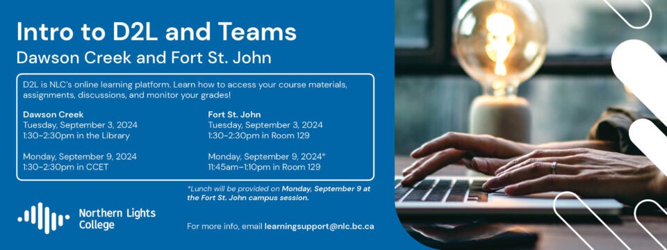 Northern Lights College | Intro to D2L and Teams