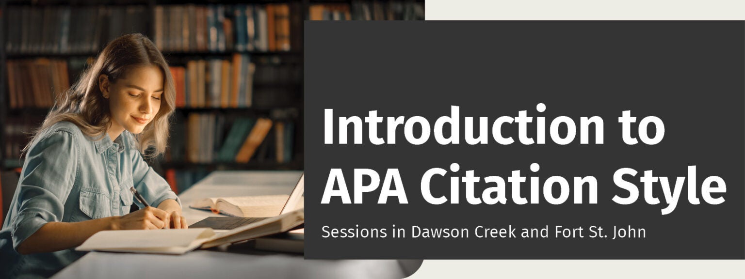 Northern Lights College | Introduction to APA citation style – DC